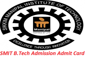 SMIT B.Tech Admission Admit Card 2017 - SMIT Hall Ticket