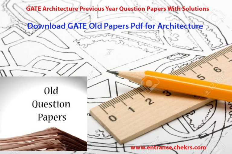 GATE Architecture Previous Year Question Paper with Solutions - Pdf ... GATE Architecture Previous Year Question Paper with Solutions - Pdf ...