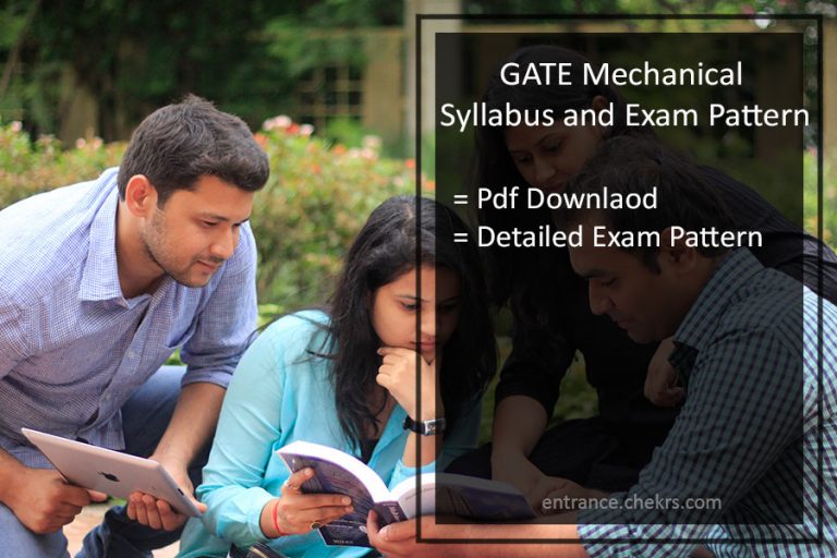 GATE 2025 Syllabus for Mechanical Engineering Pdf Download- Exam Pattern