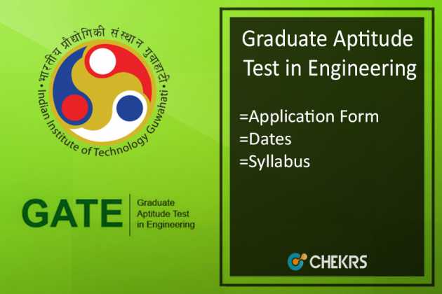 GATE 2024 Notification, Date, Application form, Syllabus, Papers, Apply ...