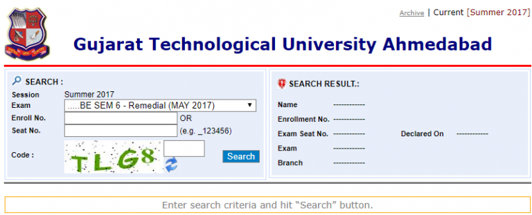 GTU Result Winter 2024 (1st/3rd/5th/7th Sem) BE BA BL BP DA DI DP MC MP PD