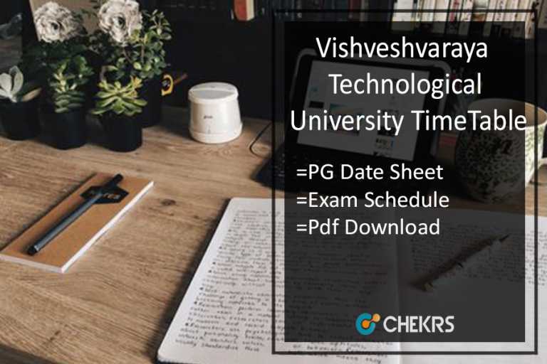 VTU PG Time Table 2024 M.Tech MCA MBA 1st 2nd 3rd 4th Sem Exam Date
