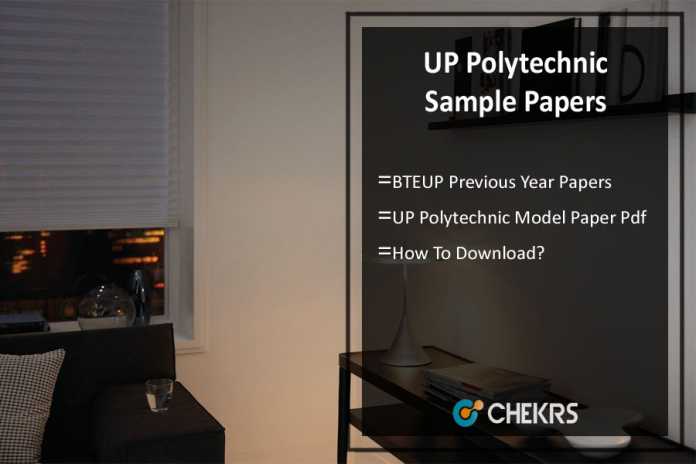 UP Polytechnic Sample/ Model Paper 2025 - BTEUP Previous Year Papers