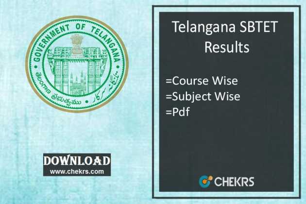 TS SBTET Results 2024 Diploma C09 C14 C16 C18 C20 C21 ER91 1st 3rd 5th ...