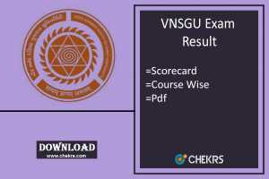 VNSGU Result 2024 - BA BSc BCom 2nd 4th 6th Even Sem April Exam