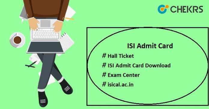 ISI Admit Card 2025 - isical.ac.in Exam Date, Hall Ticket Download Here