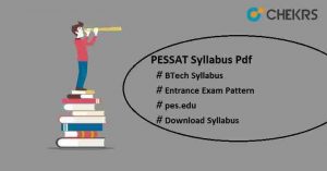 PESSAT Syllabus 2024 Pdf - Entrance Exam Pattern, pes.edu