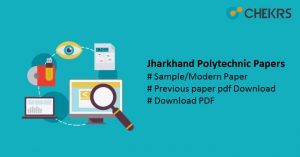 Jharkhand Polytechnic Question Papers: Sample/Modern Paper pdf Download