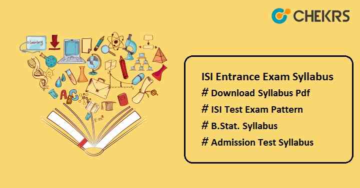 ISI Entrance Exam Syllabus 2020 Pdf - isical.ac.in Exam Pattern